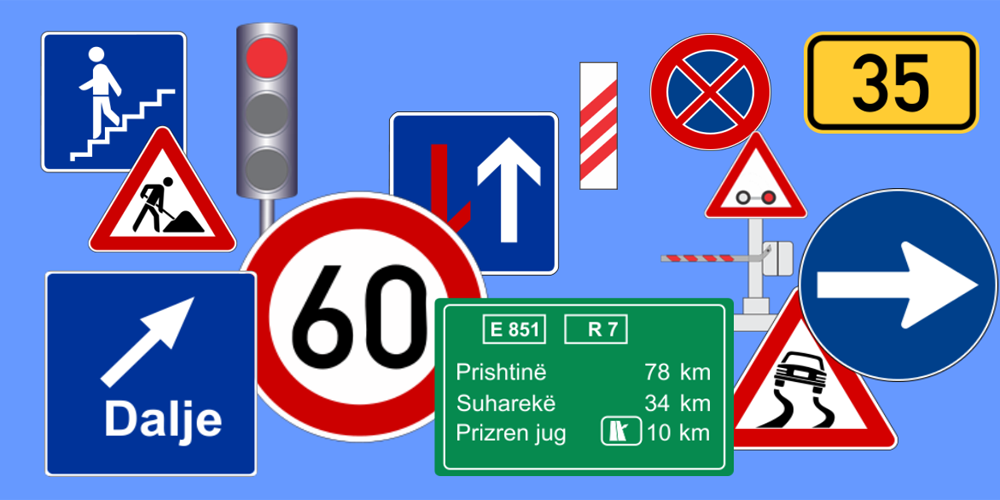 Shenjat e trafikut qe duhet t'i dijë çdo shofer – Podiumi Lajmet më të ...