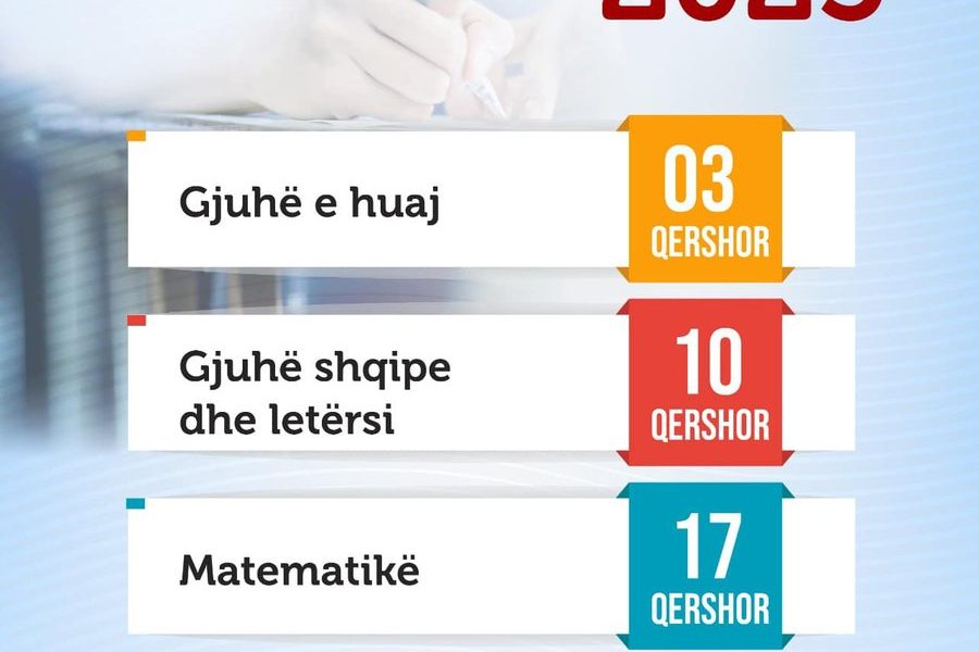 Shpallen datat e provimeve të Maturës Shtetërore 2025 – Podiumi Lajmet ...